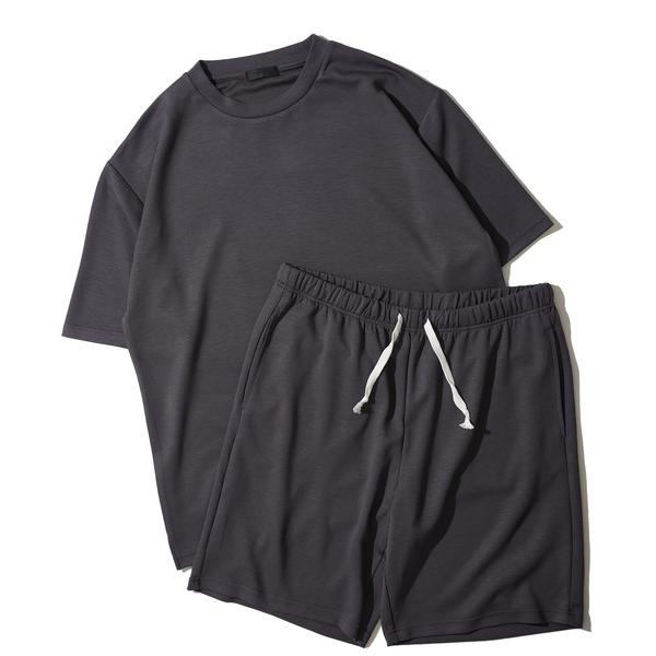 『タイムセール実施中』ZOZO問い合わせ番号:107385965ショップ:GARDENS L.E.D.，ガーデンズ エルイーディーブランド:ADPOSION，アドポーション商品名:【上下2点セット】冷感ポンチ 半袖Tシャツ＆ハーフパンツ ル...