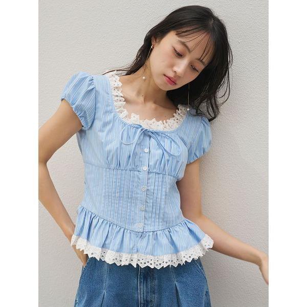 ZOZO問い合わせ番号:107386369ショップ:SNIDEL，スナイデルブランド:SNIDEL，スナイデル商品名:コルセットペプラムブラウスカテゴリ:トップス>シャツ/ブラウスブランド品番:SWFB262040カラー:ホワイト，ブ...