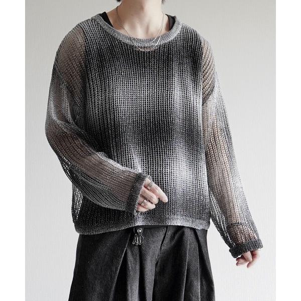 ZOZO問い合わせ番号:107387280ショップ:Art re A，アトリエブランド:ELLUV，エルブ商品名:【ELLUV/エルヴ】ルーズゲージ グラデーションシアー サマーニットカテゴリ:トップス>ニット/セーターブランド品番:...