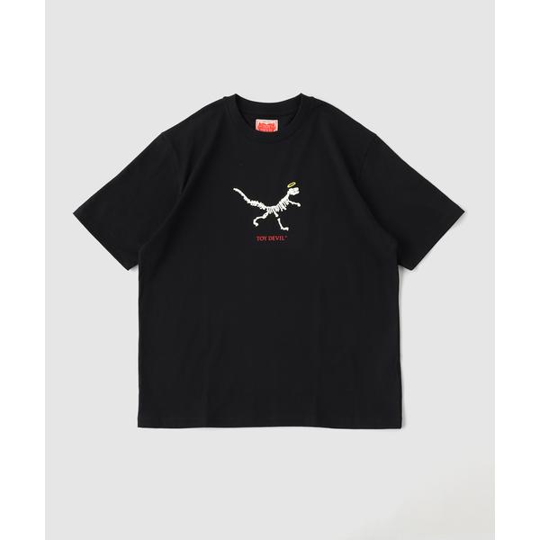 ZOZO問い合わせ番号:107387898ショップ:WISM，ウィズムブランド:WISM，ウィズム商品名:TOY DEVIL / トイデビル Tee-Keychain Dinosaurカテゴリ:トップス>Tシャツ/カットソーブランド品...