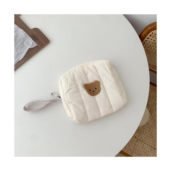 ※このアイテムは返品・交換対象外商品です。ZOZO問い合わせ番号:107388135ショップ:Rora，ローラブランド:BACKYARD FAMILY，バックヤードファミリー商品名:おむつポーチ 収納 ハンドバッグ 刺繍 くまカテゴリ:ママ...