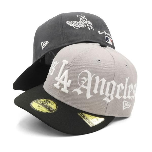 ZOZO問い合わせ番号:107388254ショップ:ONSPOTZ，オンスポッツブランド:NEW ERA，ニューエラ商品名:ニューエラキャップ PRE-CURVED59FIFTY サイドロゴMLB ONSPOTZ別注カテゴリ:帽子>キ...