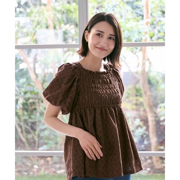 ZOZO問い合わせ番号:107424289ショップ:petit main，プティマインブランド:petit main LIEN，プティマインリアン，petit main，プティマイン商品名:【親子リンク】レースパフチュニックカテゴリ:ワンピ...