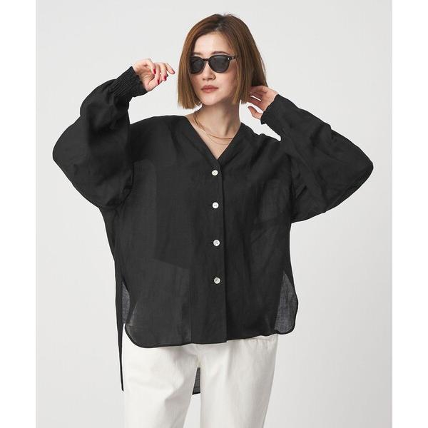 ZOZO問い合わせ番号:107424881ショップ:UNITED ARROWS，ユナイテッドアローズブランド:conte，コンテ，UNITED ARROWS，ユナイテッドアローズ商品名:＜conte＞シアー Vネックブラウスカテゴリ:トップ...