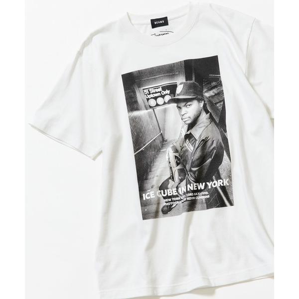 ZOZO問い合わせ番号:107424901ショップ:BEAMS MEN，ビームス メンブランド:BEAMS T，ビームスティー商品名:Kevin Cummins / ICE CUBE T-shirt(1)カテゴリ:トップス>Tシャツ/...