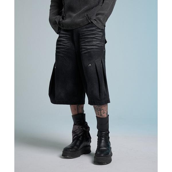 ZOZO問い合わせ番号:107425894ショップ:CREO STORE，クレオストアブランド:VI E DIT，ヴィエディット，CREO STORE，クレオストア商品名:Crushed Bleach Denim Pants/クラッシュドブ...