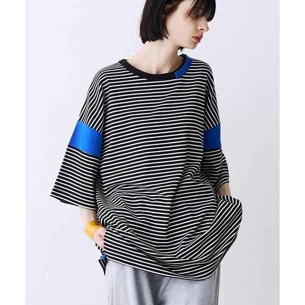 ZOZO問い合わせ番号:107443810ショップ:SeeSew，シーソーブランド:SeeSew，シーソー商品名:【UNISEX】BLOCKING BORDER TEE/ブロッキングボーダーTシャツカテゴリ:トップス>Tシャツ/カット...