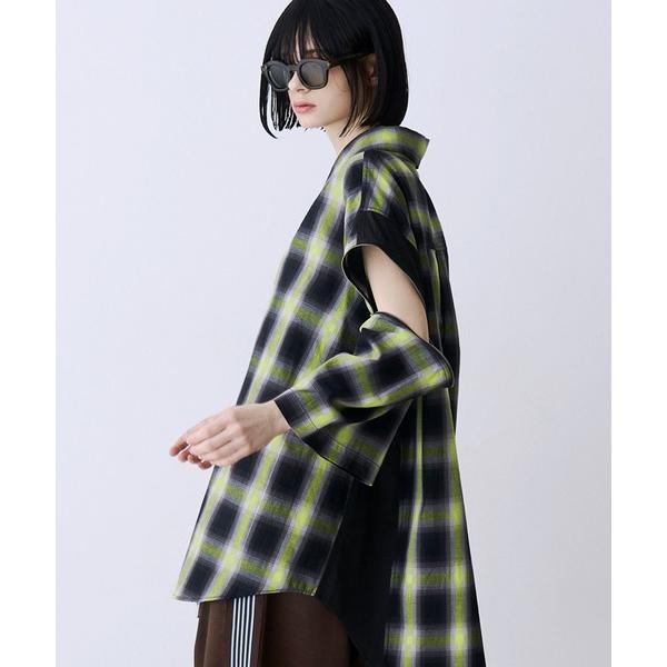 ZOZO問い合わせ番号:107461674ショップ:SeeSew，シーソーブランド:SeeSew，シーソー商品名:【UNISEX】2-ZIP CHECK H/S SHIRTS/2-ZIPチェックショートスリーブシャツカテゴリ:トップス&gt...