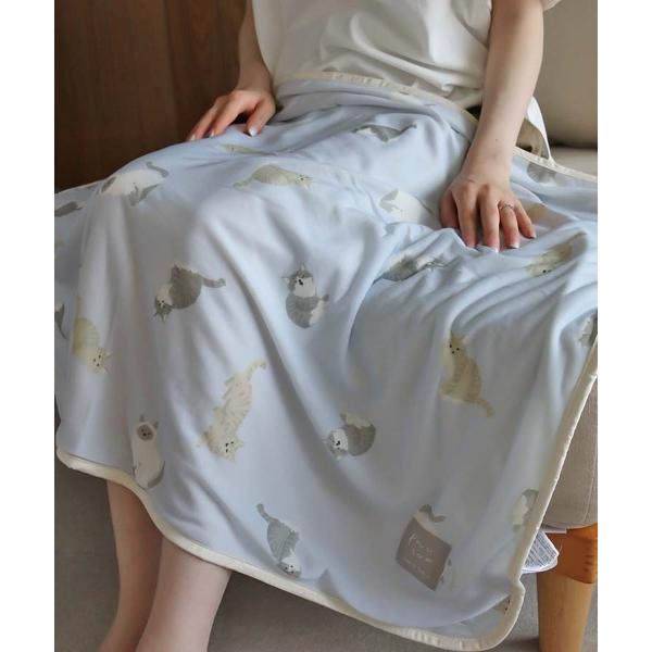 ZOZO問い合わせ番号:107462361ショップ:Bleu Bleuet，ブルーブルーエブランド:Bleu Bleuet，ブルーブルーエ商品名:フレスコ冷感3wayひざ掛けカテゴリ:インテリア>ブランケットブランド品番:001564...