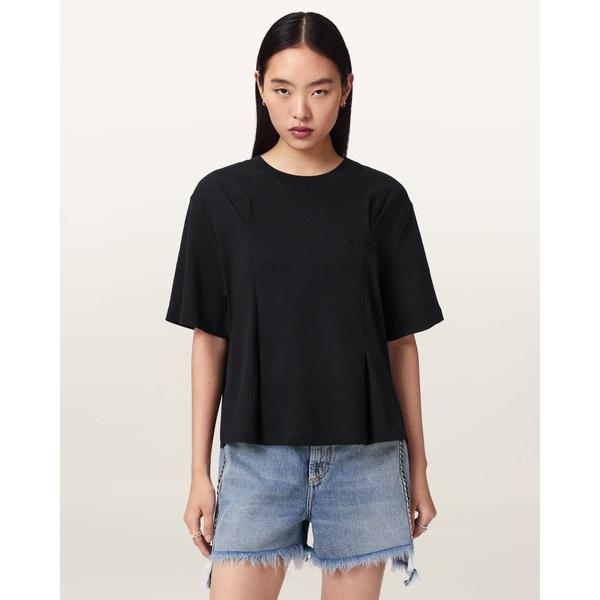 ZOZO問い合わせ番号:107462913ショップ:ALLSAINTS，オールセインツブランド:ALLSAINTS，オールセインツ商品名:SOFIA LISA BOXY EMBROIDERED T-SHIRT | SOFIA LISA ボク...