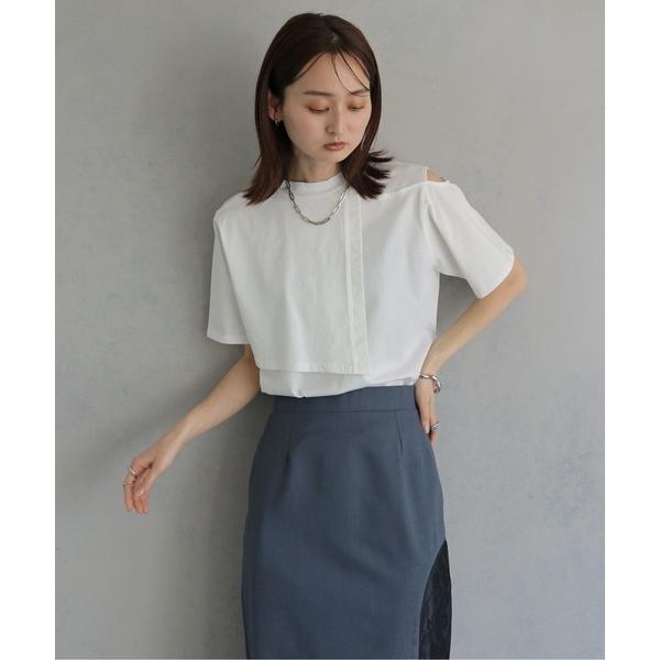 ZOZO問い合わせ番号:107464074ショップ:unit lab，ユニットラボブランド:&amp;g'aime，アンジェム商品名:【＆ｇ'aime 】ケープレイヤードトップス　Cape Layered Topカテゴリ:トップス>T...