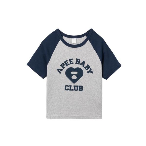 ZOZO問い合わせ番号:107464154ショップ:A BATHING APE，ア ベイシング エイプブランド:A BATHING APE，アベイシングエイプ商品名:APEE PRINT RAGLAN TEEカテゴリ:トップス>Tシャ...