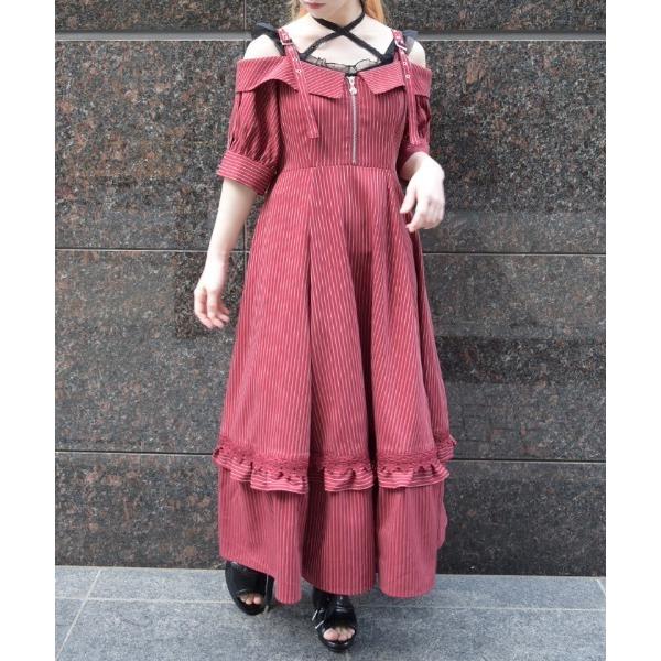 ZOZO問い合わせ番号:107464188ショップ:axes femme，アクシーズファムブランド:axes femme，アクシーズファム商品名:ストライプオフショルＯＰカテゴリ:ワンピース/ドレス>ワンピースブランド品番:TS351...