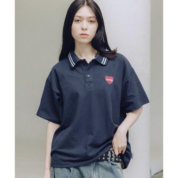 ZOZO問い合わせ番号:107464527ショップ:MSG，エムエスジーブランド:THRASHER，スラッシャー，MSG，エムエスジー商品名:THRASHER×MSG 別注 ワンポイントロゴポロシャツカテゴリ:トップス>ポロシャツブラ...