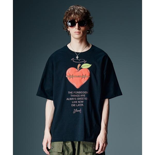 ZOZO問い合わせ番号:107464658ショップ:glamb，グラムブランド:glamb，グラム商品名:Apple Heart T-Shirt / アップルハートTシャツカテゴリ:トップス>Tシャツ/カットソーブランド品番:GB03...