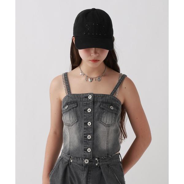 ZOZO問い合わせ番号:107465277ショップ:repipi armario，レピピアルマリオブランド:repipi armario，レピピ アルマリオ，10C REPIPI，ジューシーレピピ商品名:デニムビスチェカテゴリ:トップス&g...