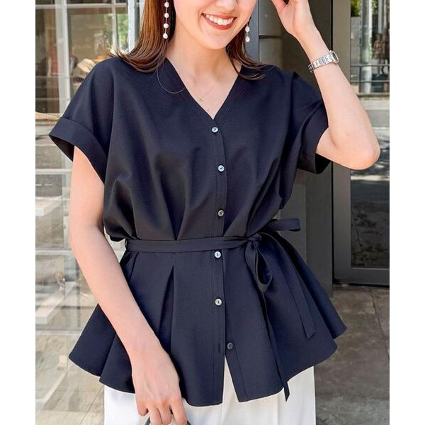 ZOZO問い合わせ番号:107465709ショップ:NOLLEY'S，ノーリーズブランド:NOLLEY'S，ノーリーズ商品名:【追加】ウォッシャブルウエストタックサッカーブラウスカテゴリ:トップス>シャツ/ブラウスブランド品番:6-0...