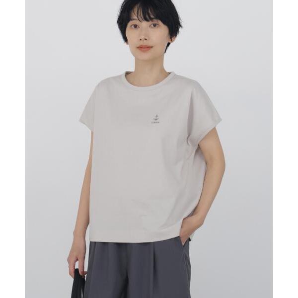 ZOZO問い合わせ番号:107465955ショップ:human woman，ヒューマンウーマンブランド:human woman，ヒューマンウーマン商品名:◆刺繍ロゴＴシャツカテゴリ:トップス>Tシャツ/カットソーブランド品番:077-...