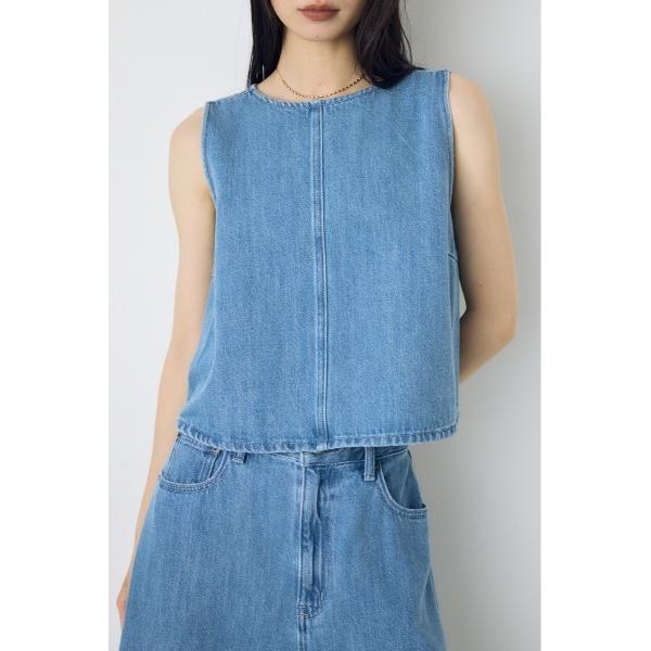 ZOZO問い合わせ番号:107466299ショップ:AZUL BY MOUSSY，アズールバイマウジーブランド:AZUL BY MOUSSY，アズールバイマウジー商品名:甘撚りデニムブラウスカテゴリ:トップス>シャツ/ブラウスブランド...