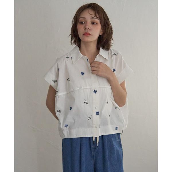 ZOZO問い合わせ番号:107466613ショップ:notch.，ノッチブランド:notch.，ノッチ商品名:エンブロイダリーコクーンシャツカテゴリ:トップス>シャツ/ブラウスブランド品番:73010074素材:基布: コットン100...