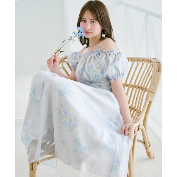 ZOZO問い合わせ番号:107497247ショップ:WILLSELECTION，ウィルセレクションブランド:WILLSELECTION，ウィルセレクション商品名:【WEB限定カラーあり】フラワーメッシュオフショルワンピースカテゴリ:ワンピー...