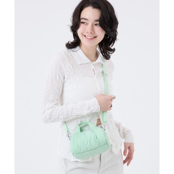 ZOZO問い合わせ番号:107499009ショップ:LeSportsac，レスポートサックブランド:LeSportsac，レスポートサック商品名:SHEEN MINI DUFFEL クラウディーセージカテゴリ:バッグ>ショルダーバッグ...