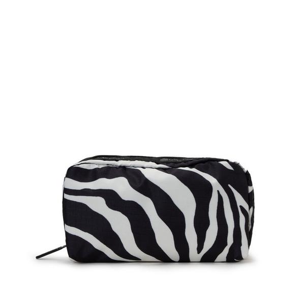 ZOZO問い合わせ番号:107499018ショップ:LeSportsac，レスポートサックブランド:LeSportsac，レスポートサック商品名:RECTANGULAR COSMETIC クリームブラックゼブラカテゴリ:財布/小物>ポ...