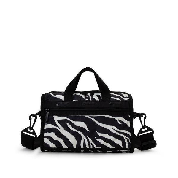 ZOZO問い合わせ番号:107499028ショップ:LeSportsac，レスポートサックブランド:LeSportsac，レスポートサック商品名:MINI DUFFEL CROSSBODY クリームブラックゼブラカテゴリ:バッグ>ショ...