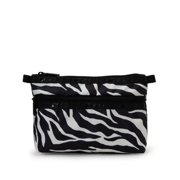 ZOZO問い合わせ番号:107499054ショップ:LeSportsac，レスポートサックブランド:LeSportsac，レスポートサック商品名:COSMETIC CLUTCH クリームブラックゼブラカテゴリ:財布/小物>ポーチブラン...