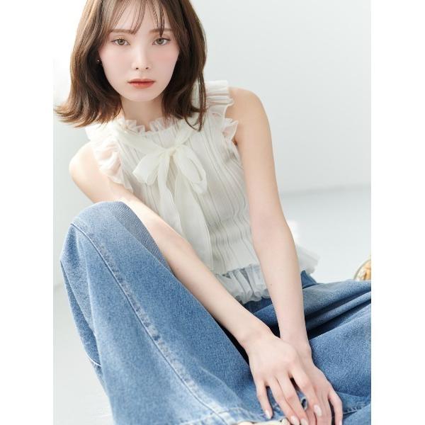 ZOZO問い合わせ番号:107502544ショップ:SNIDEL，スナイデルブランド:SNIDEL，スナイデル商品名:アメスリフリルニットプルオーバーカテゴリ:トップス>ニット/セーターブランド品番:SWNT264026素材:身頃: ...