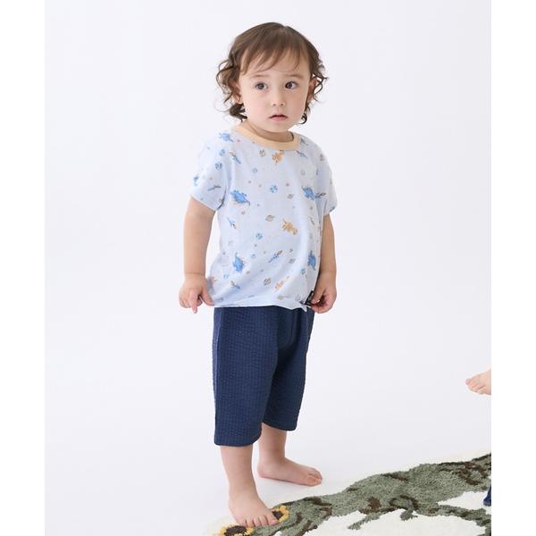 ZOZO問い合わせ番号:107502702ショップ:petit main，プティマインブランド:petit main，プティマイン商品名:BOYS半袖パジャマカテゴリ:ジャケット/アウター>セットアップブランド品番:9562308素材...