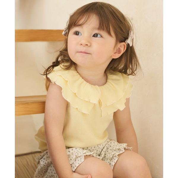 ZOZO問い合わせ番号:107502705ショップ:petit main，プティマインブランド:petit main，プティマイン商品名:【接触冷感/リンク】メロー衿Tシャツカテゴリ:トップス>Tシャツ/カットソーブランド品番:966...