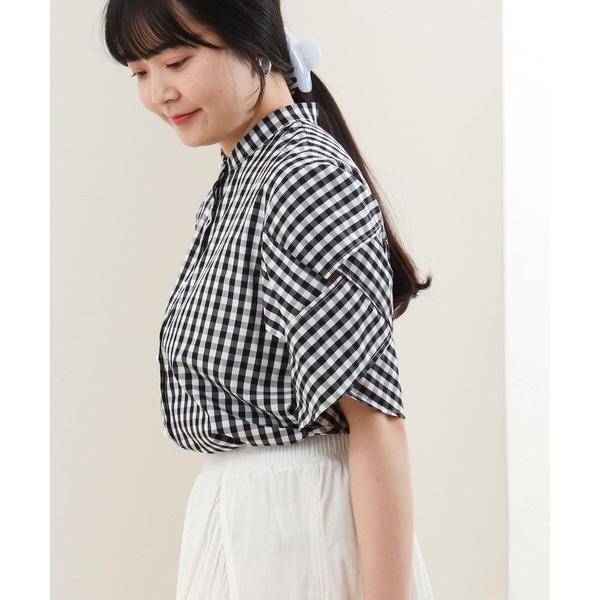 ZOZO問い合わせ番号:107502786ショップ:NOLLEY'S，ノーリーズブランド:MICO COULIER，ミコクリエ，NOLLEY'S，ノーリーズ商品名:TC編み込みスリーブシャツカテゴリ:トップス>シャツ/ブラウスブランド...