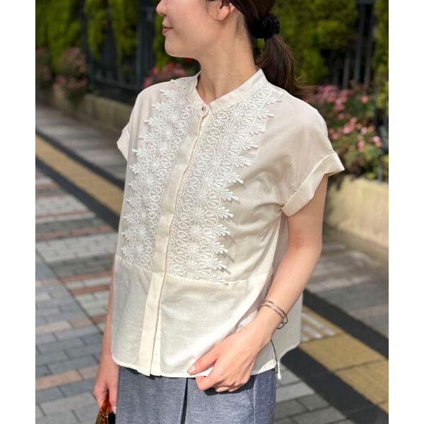 ZOZO問い合わせ番号:107502787ショップ:NOLLEY'S，ノーリーズブランド:MICO COULIER，ミコクリエ，NOLLEY'S，ノーリーズ商品名:60Sローンレースブラウスカテゴリ:トップス>シャツ/ブラウスブランド...