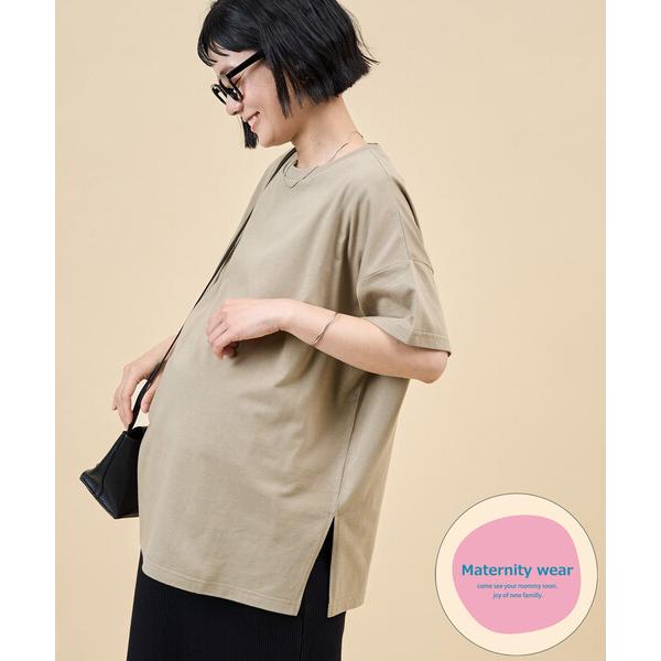 ZOZO問い合わせ番号:107502807ショップ:FREAK'S STORE，フリークスストアブランド:FREAK'S STORE，フリークスストア商品名:限定展開　＜産前・産後対応＞オーガニックコットン マタニティ・授乳Tシャツカテゴリ...