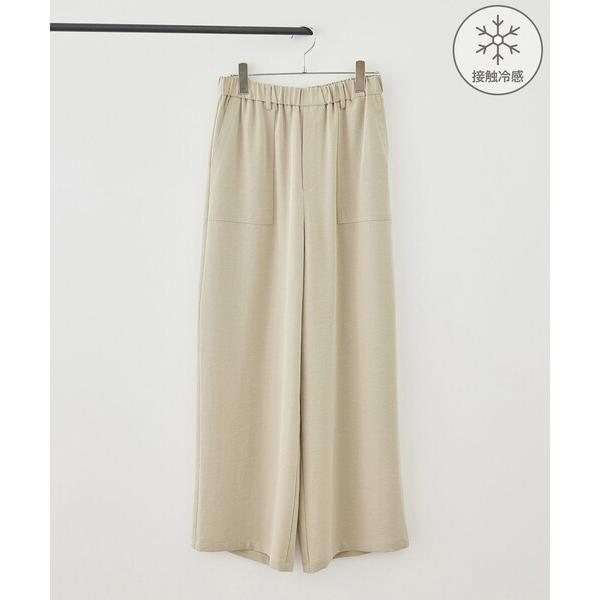 ZOZO問い合わせ番号:107502837ショップ:ROPE' PICNIC，ロぺピクニックブランド:ROPE' PICNIC，ロペピクニック商品名:サテンベイカーパンツ/接触冷感カテゴリ:パンツ>その他パンツブランド品番:2026-...