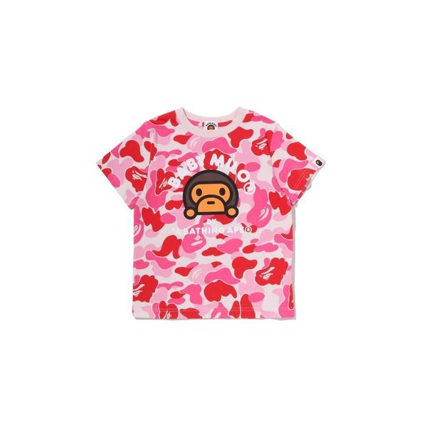 ZOZO問い合わせ番号:107503241ショップ:A BATHING APE，ア ベイシング エイプブランド:A BATHING APE，アベイシングエイプ商品名:ABC CAMO BABY MILO TEEカテゴリ:トップス>Tシ...