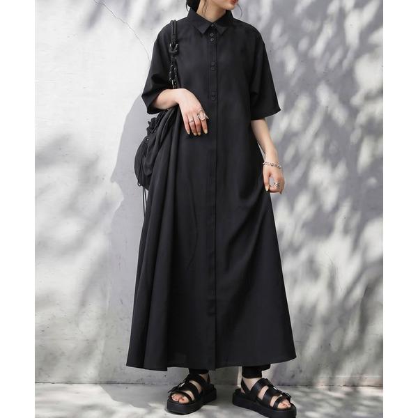 ZOZO問い合わせ番号:107503566ショップ:antiqua，アンティカブランド:antiqua，アンティカ商品名:Aライン ロング シャツワンピースカテゴリ:ワンピース/ドレス>シャツワンピースブランド品番:PK-01425素...