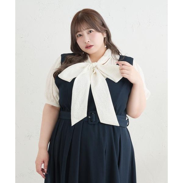 ZOZO問い合わせ番号:107503844ショップ:Pal elfy，パルエルフィーブランド:Louiosy，ルオシー商品名:【Louiosy】【大きいサイズ】シアーボウタイブラウスカテゴリ:トップス>シャツ/ブラウスブランド品番:1...