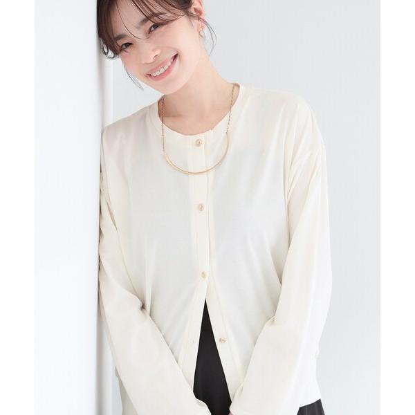 ZOZO問い合わせ番号:107504366ショップ:SHOO・LA・RUE，シューラルーブランド:SHOO・LA・RUE，シューラルー商品名:【ひんやり/UV/S-LL】着ごこちなめらか カノコ編みカーディガンカテゴリ:トップス>カー...