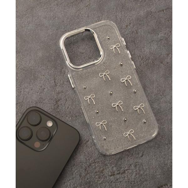 ZOZO問い合わせ番号:107505267ショップ:TONE，トーンブランド:TONE SELECT GOODS，トーンセレクトグッズ商品名:【float】リボンモチーフ デザイン クリア iPhoneケース【アイフォンケース/iPhone...