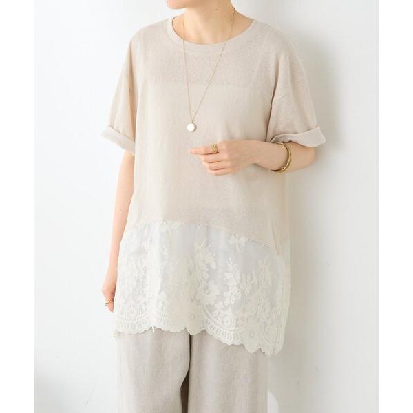 ZOZO問い合わせ番号:107505348ショップ:BEARDSLEY，ビアズリーブランド:BEARDSLEY，ビアズリー，LIVETART，リヴェタート商品名:裾シアー刺繍Teeカテゴリ:トップス>Tシャツ/カットソーブランド品番:...