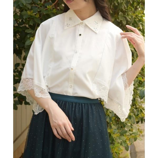 ZOZO問い合わせ番号:107505415ショップ:axes femme，アクシーズファムブランド:axes femme，アクシーズファム商品名:ケープ風袖ブラウスカテゴリ:トップス>シャツ/ブラウスブランド品番:PP71X02素材:...