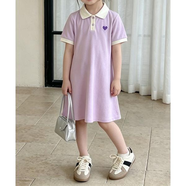 ZOZO問い合わせ番号:107505429ショップ:aimoha，アイモハブランド:aimoha，アイモハ商品名:【aimoha-KIDS-】配色カラー半袖ワンピース (SS)カテゴリ:ワンピース/ドレス>ワンピースブランド品番:qy...