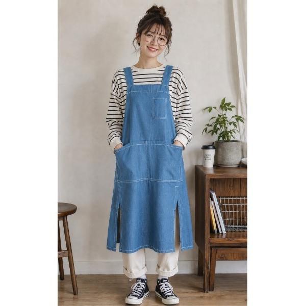 ZOZO問い合わせ番号:107506296ショップ:MAZEMAZE，マゼマゼブランド:MAZEMAZE，マゼマゼ商品名:OrdinaryデニムH型エプロンカテゴリ:食器/キッチン>エプロンブランド品番:4009716-01/4009...