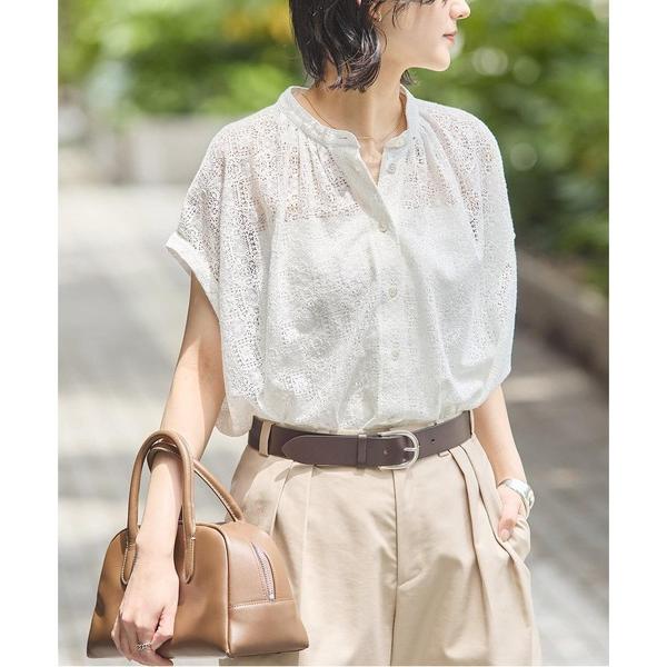 ZOZO問い合わせ番号:107507190ショップ:JOURNAL STANDARD，ジャーナルスタンダードブランド:JOURNAL STANDARD，ジャーナルスタンダード商品名:《追加2》レースタックボリュームシャツカテゴリ:トップス&...