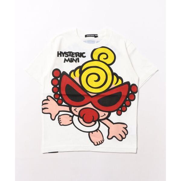 ZOZO問い合わせ番号:107507345ショップ:HYSTERIC MINI，ヒステリックミニブランド:HYSTERIC MINI，ヒステリックミニ商品名:LOOK UP HIGH TO THE SKY 半袖Tシャツカテゴリ:トップス&g...
