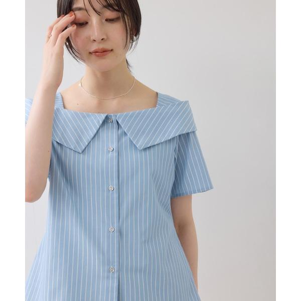 ZOZO問い合わせ番号:107507484ショップ:VIS，ビスブランド:VIS，ビス商品名:オフショルライクハーフスリーブブラウス/イージーケアカテゴリ:トップス>シャツ/ブラウスブランド品番:2026-A-BVH36210素材:ポ...