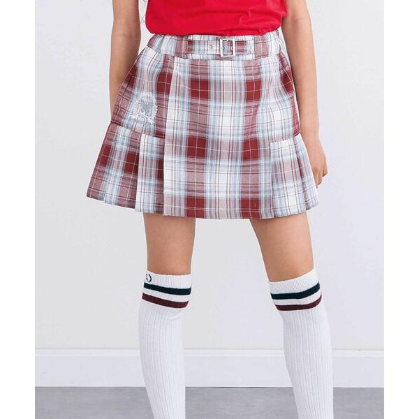 『タイムセール実施中』ZOZO問い合わせ番号:107543463ショップ:BEBE ONLINE STORE，ベベ オンラインストアブランド:nexchic，ネクシック商品名:サイド切り替えプリーツチェックスカパン(110~150cm)カテ...