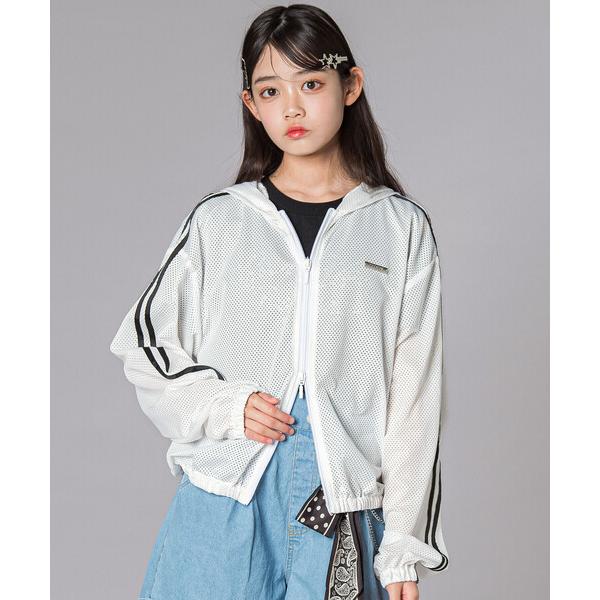 ZOZO問い合わせ番号:107543474ショップ:BEBE ONLINE STORE，ベベ オンラインストアブランド:ZIDDY，ジディ商品名:ダブルジップメッシュジャケット(130~160cm)カテゴリ:ジャケット/アウター>その...